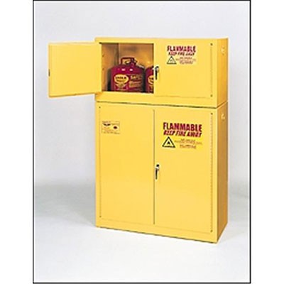 Stackable Flammable Storage Cabinets - Safety Yellow