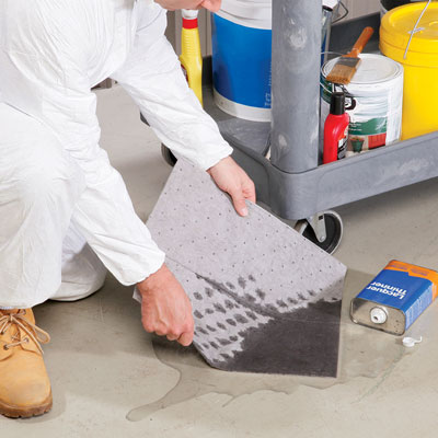 Universal Absorbent Pads | Bargain Sorbent Mat Pad & Rolls