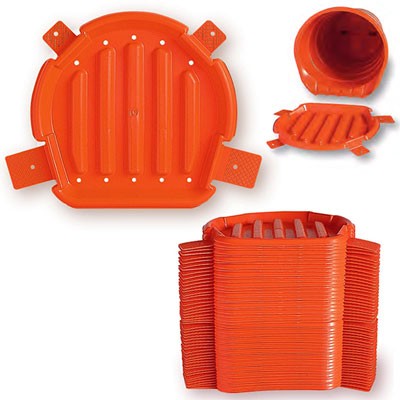 Traffic Channelizer | Road Safety Orange Drum Channelizers