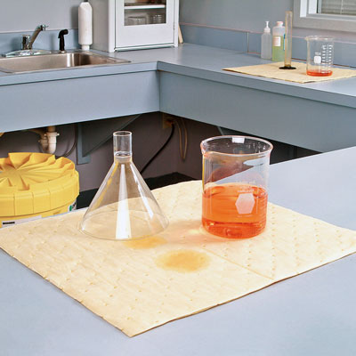 Hazmat Absorbent Pads & Chemical Absorbent Rolls