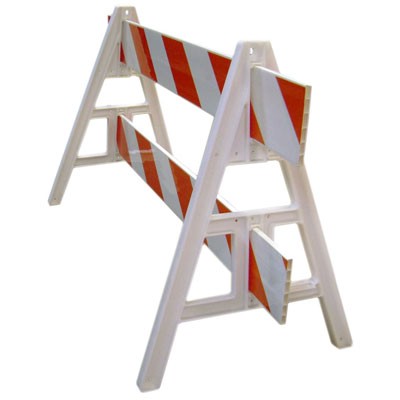 A Frame Traffic Barricades for Sale | AbsorbentsOnline