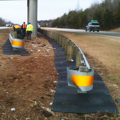 Weed Mat | Roadside Weed Control Rubber Mats