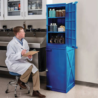 Polyethylene Acid Storage Cabinets | AbsorbentsOnline