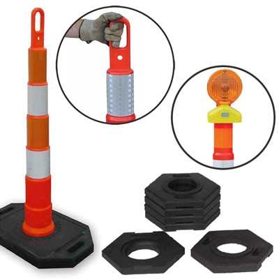 Traffic Delineators | Delineator Safety Cones & Posts