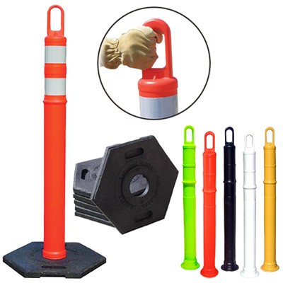 Traffic Delineators | Delineator Safety Cones & Posts