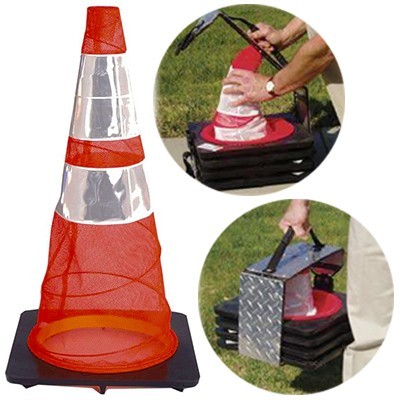Traffic Cones | Green & Orange Road Safety Cones