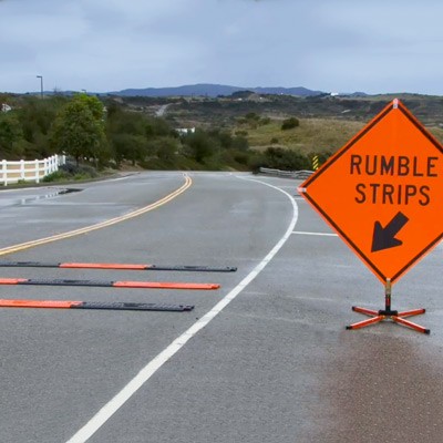 Rumble Strips | Temporary Rumble Stripes for Road Safety