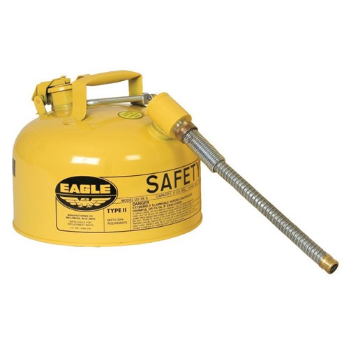 Eagle Type 2 Safety Cans - 2 & 5 Gallon | AbsorbentsOnline
