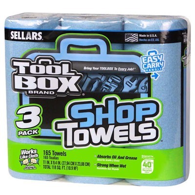 Blue Shop Towels | Blue Industrial Paper Towels