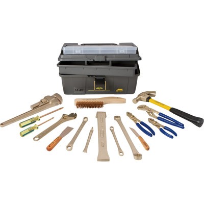 Non-sparking tools | 16-piece spark-free handtool set