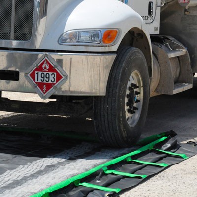 Drive Over Containment Berms | Self-Rising Wall Berm for Vehicles