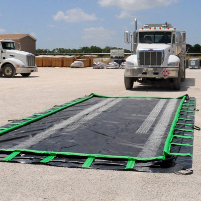 Drive Over Containment Berms | Self-Rising Wall Berm for Vehicles