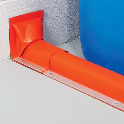 Drive Over Spill Containment Barrier for Traffic Spills