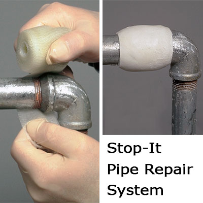 Universal small leak control kit | Repair leaks in pipes and more