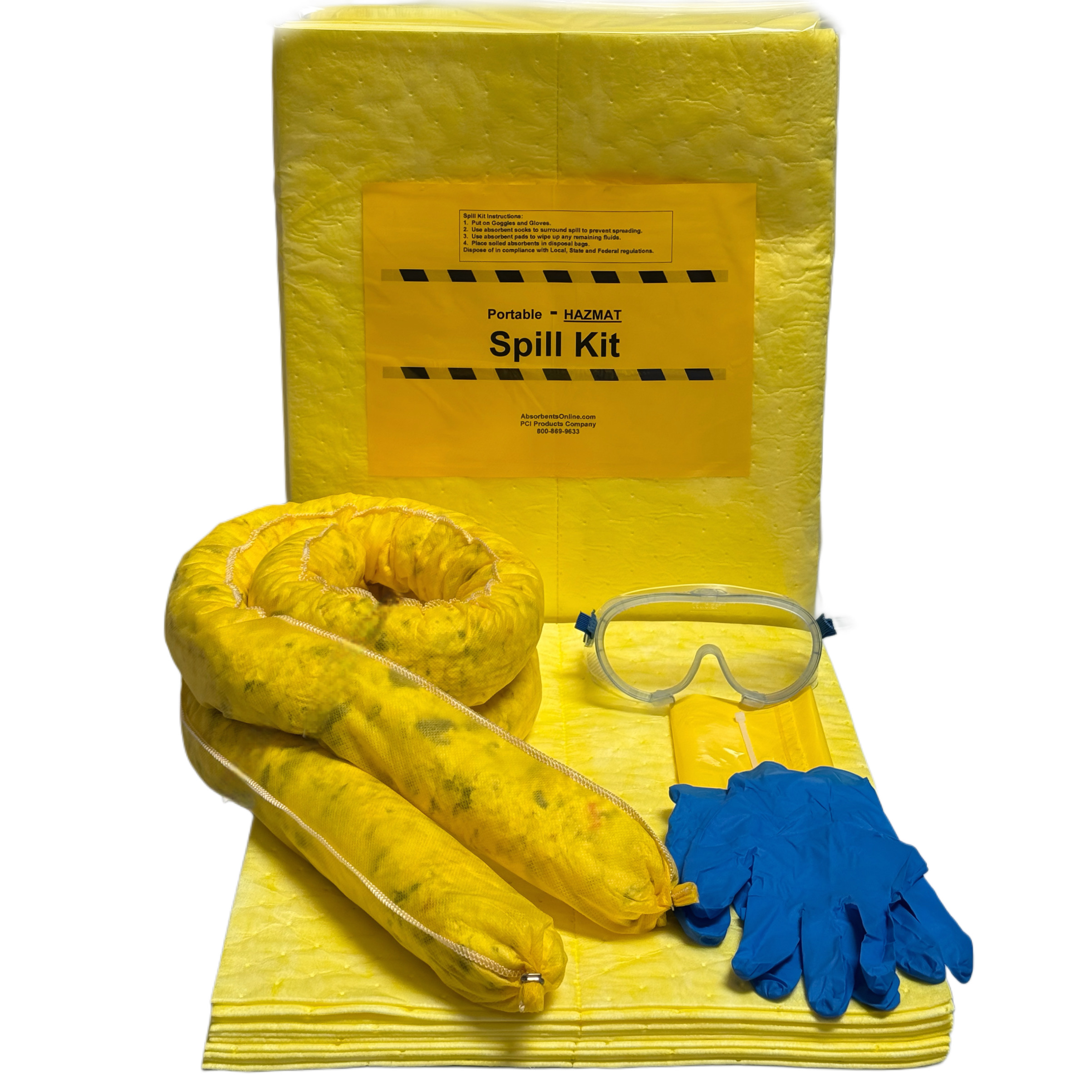 Portable Spill Kits - Chemical, Oil, & Universal | Absorbents Online