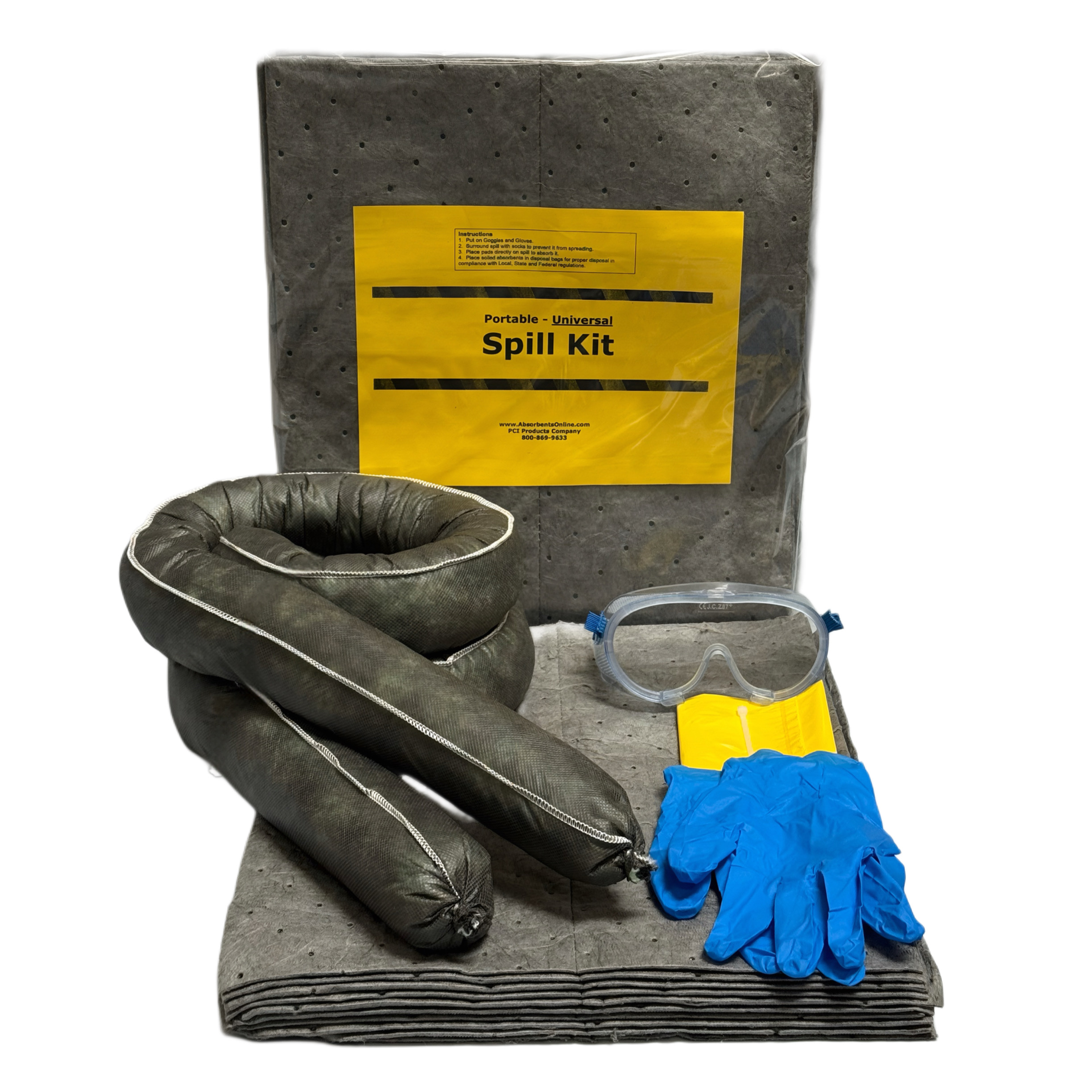Portable Spill Kits - Chemical, Oil, & Universal | Absorbents Online