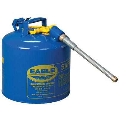 Eagle Type 2 Safety Cans - 2 & 5 Gallon | AbsorbentsOnline