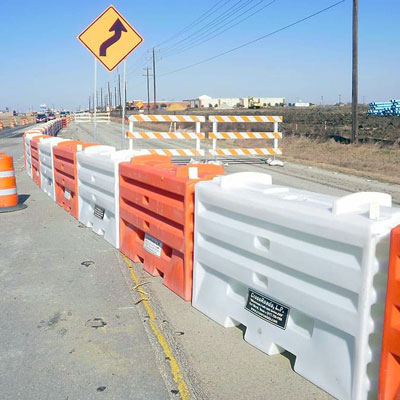 Water Filled Barriers | Certified work zone crash barriers