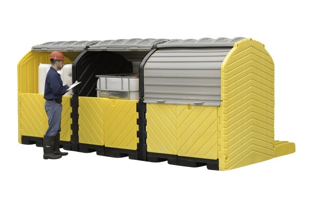 Tote Containment Pallet | Chemical & Oil Spill Pallet