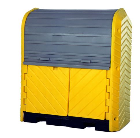 Outdoor Drum Storage | Spill Containment Drum Storage